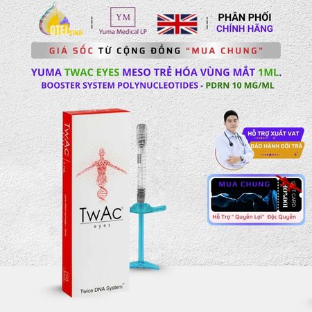YUMA [Booster PDRN] TwAc Eyes Meso Trẻ Hóa Vùng Mắt 1ml. Booster System Polynucleotides – PDRN ...